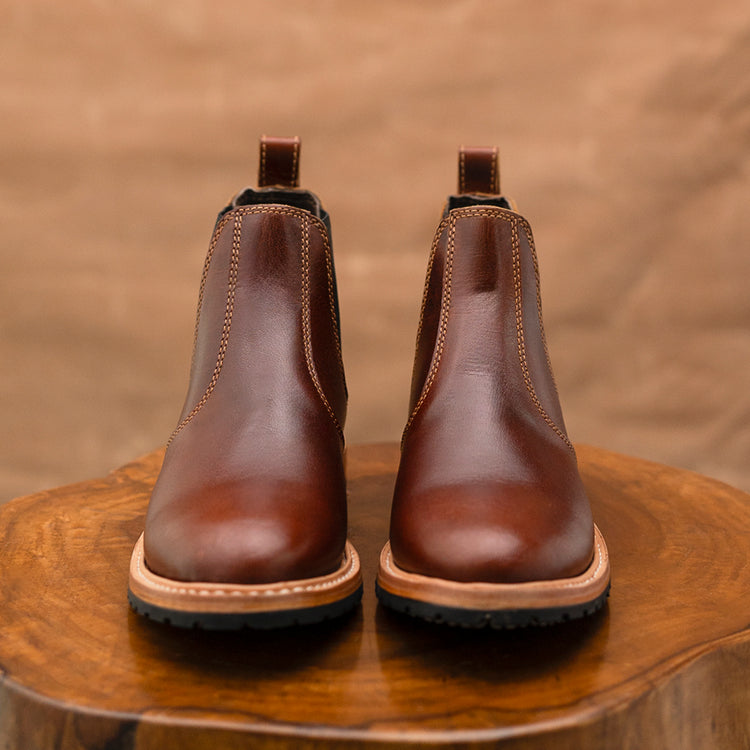 Chicago Chelsea Boots 6" (Saddle Tan) Goodyear Welted – Craft & Glory