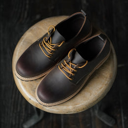 Task Shoes (Vintage Brown) Goodyear Welted – Craft & Glory