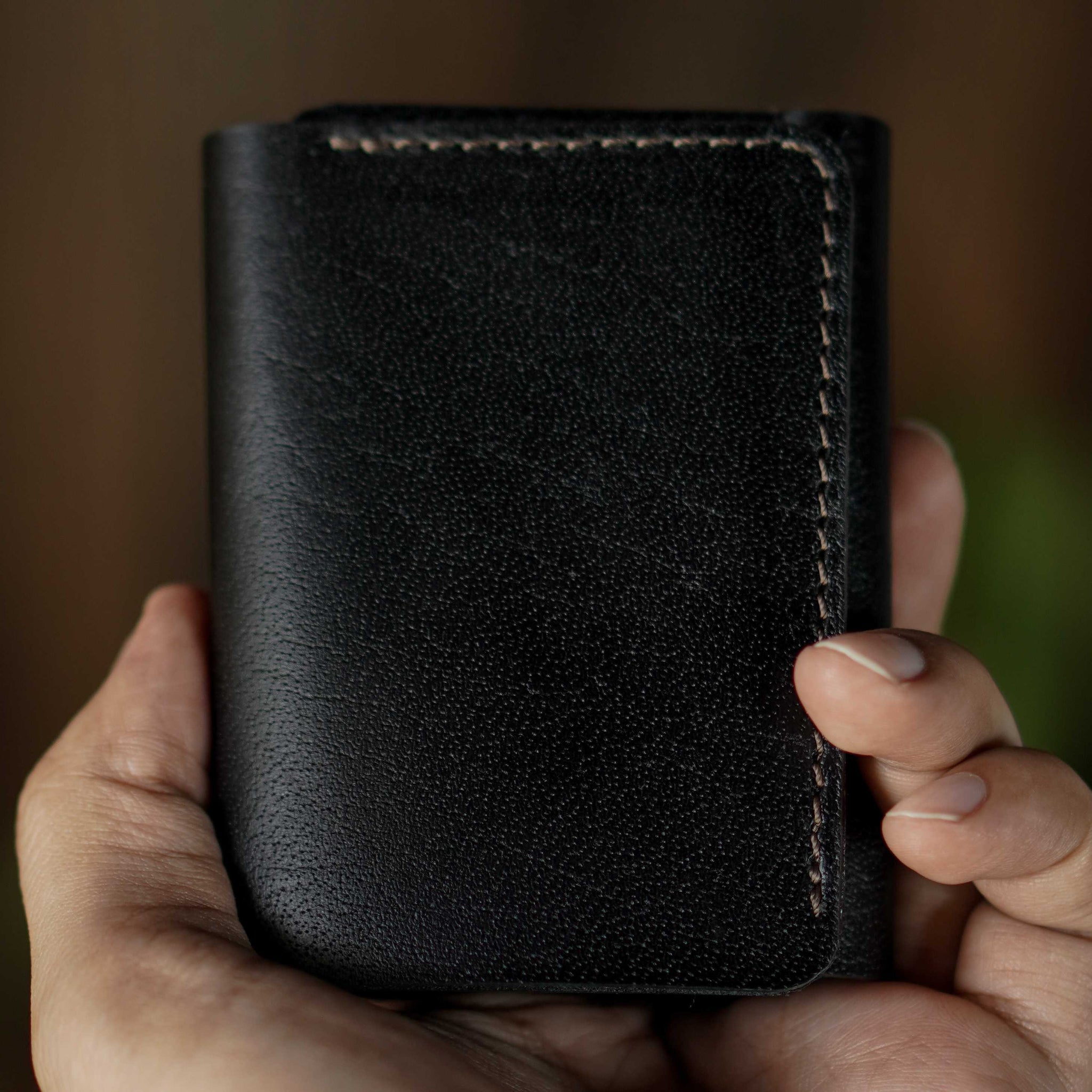 Heritage Belt & Trifold Wallet (Raven Black) – Craft & Glory