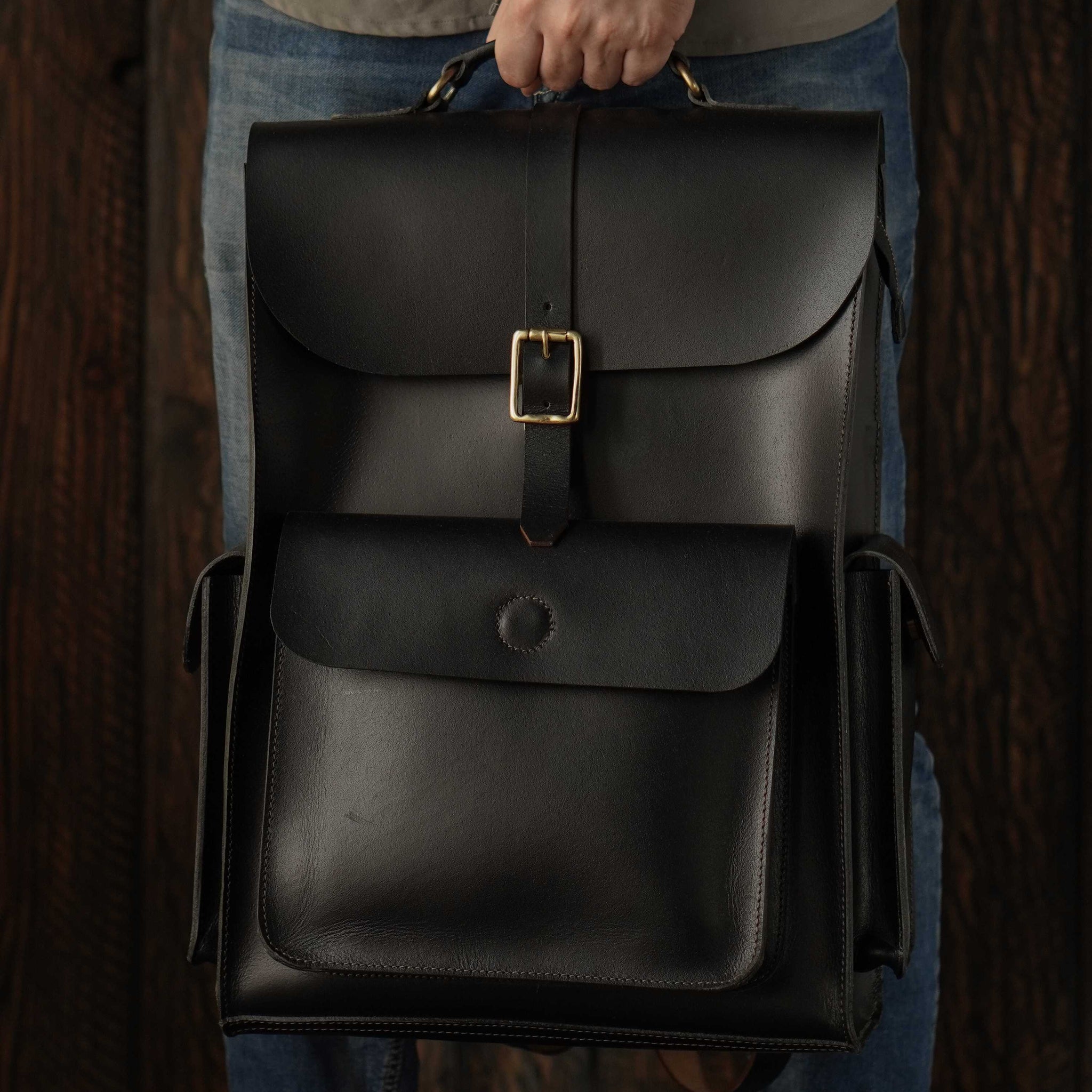 Heritage Backpack (Raven Black) – Craft & Glory