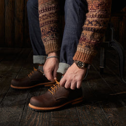 Task Shoes (Vintage Brown) Goodyear Welted – Craft & Glory