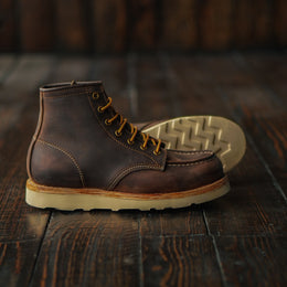 Leather moc toe boots – Craft & Glory