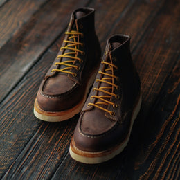 Leather moc toe boots – Craft & Glory
