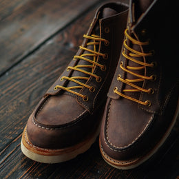 Leather moc toe boots – Craft & Glory