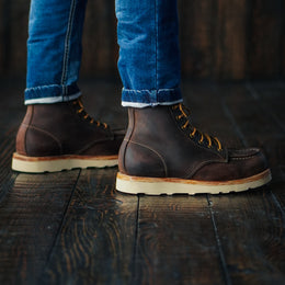 Leather moc toe boots – Craft & Glory