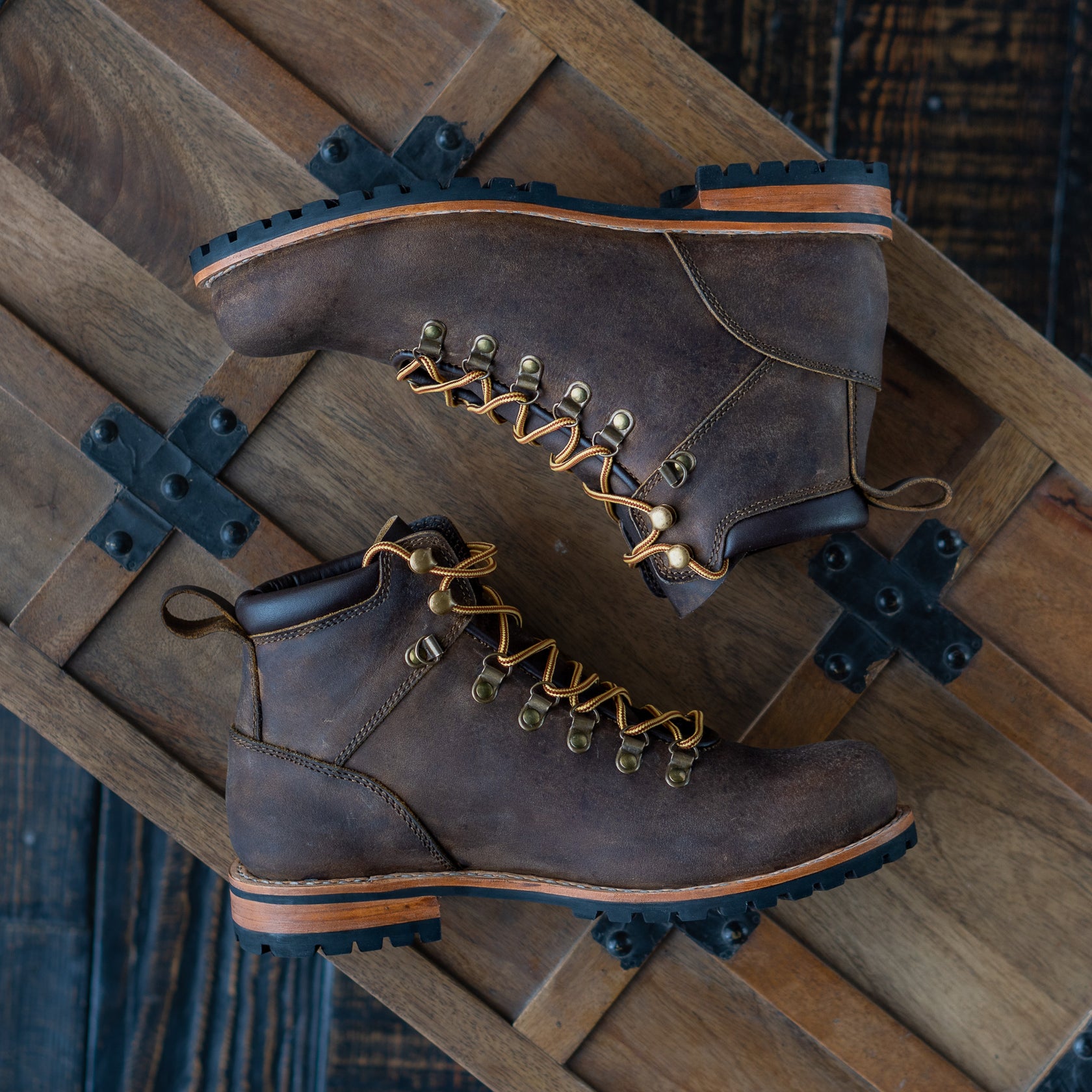 Hike Boots (Vintage Brown) Goodyear Welted – Craft & Glory